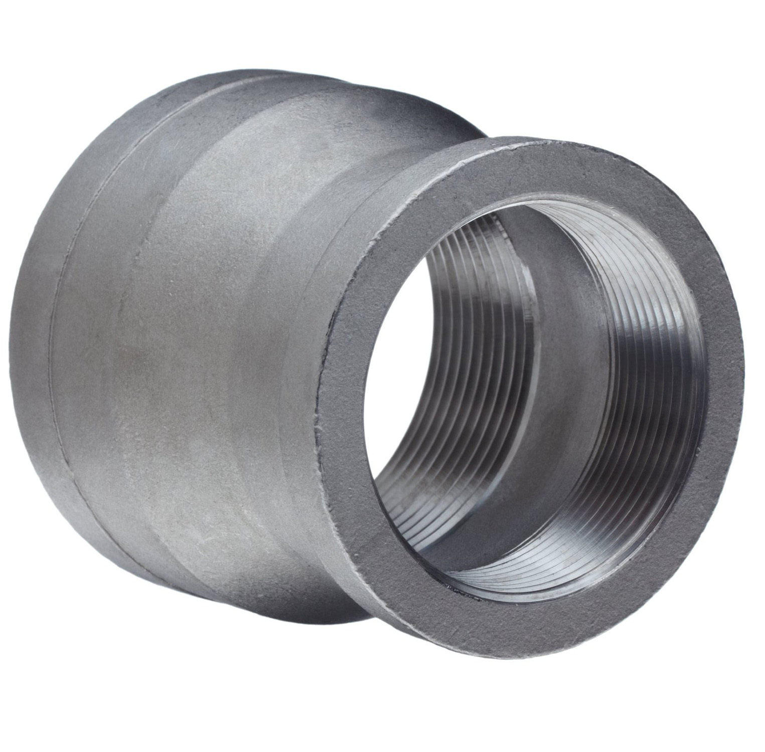 4 x 2 1/2 Threaded 150# 316 Reducing Coupling
