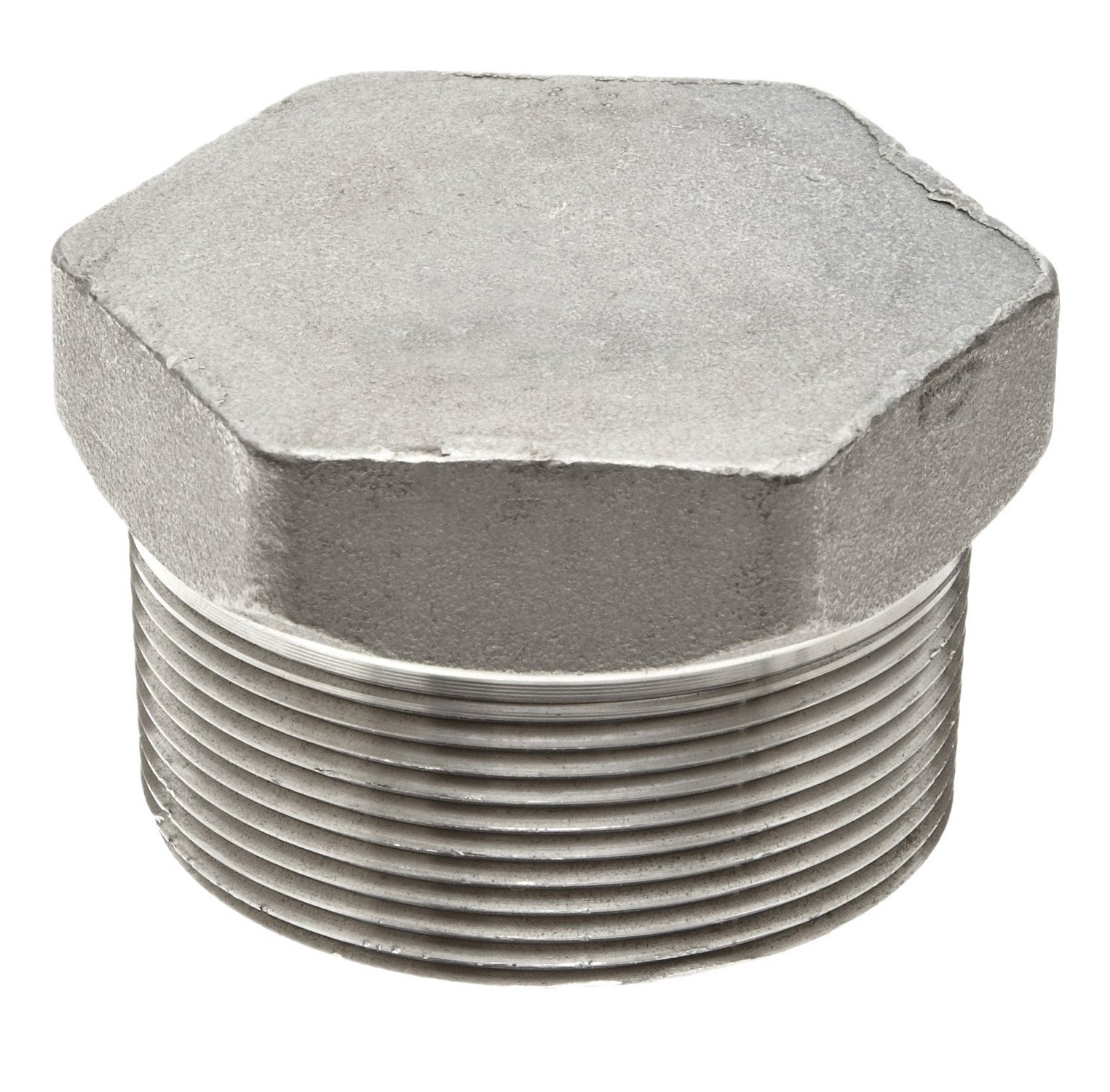 2 3000# Threaded 304 Hex Plug