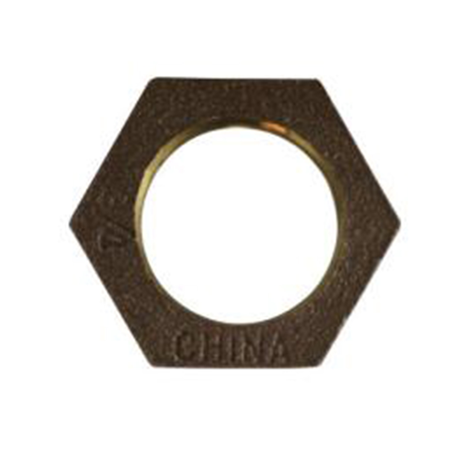 2 Bronze Hex Locknut